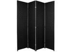 5 Panel Woven Room Divider Screen | Temple & Webster