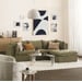 Temple & Webster Iggy Irregular Marble Side Table