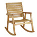 Hartman Natural Texas Wooden Outdoor Rocking Chair | Temple & Webster
