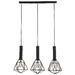 Lunescent_Lighting Band 40cm 3 Light Iron Pendant | Temple & Webster