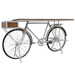 The Decor Store White Vintage-Style Bicycle Bar Table & Reviews ...