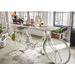 The Decor Store White Vintage-Style Bicycle Bar Table | Temple & Webster