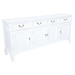 La Verde Farmhouse 4 Door 4 Drawer Buffet | Temple & Webster