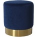 Brooklyn and Bella Small Milan Velvet Ottoman | Temple & Webster