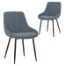 Rowland & Archibald Lance Faux Leather Dining Chairs | Temple & Webster