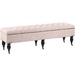 Hyde Park Home Dusty Pink Ruby Storage Dressing Bench & Reviews ...