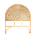 Hyde Park Home Natural Marianna Rattan & Wicker Bedhead | Temple & Webster
