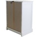 In Home Furniture Style White Hamptons Double Door Cupboard & Reviews ...