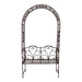 The Complete Garden Steel Garden Bench with Arch | Temple & Webster