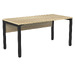 Napa Straight Desk with Modesty | Temple & Webster