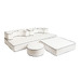 5 Piece Rivie Outdoor Modular Pillow Stack Set | Temple & Webster