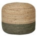 LaGraceHome Natural Jute & Cotton Pouffe | Temple & Webster