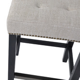 Rexington Home 66.5cm Vita Linen Kitchen Stool | Temple & Webster