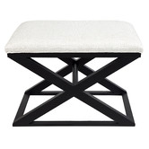 Rexington Home Black Logan Stool | Temple & Webster