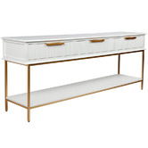 Rexington Home Azula 3 Drawer Console Table | Temple & Webster