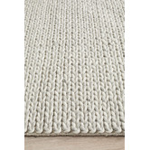 Network Rugs Caterina Grey Hand Woven Sumac Weave Wool & Viscose Rug ...