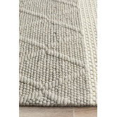 Network Rugs Jerrold Grey Hand Woven Flatweave Wool & Viscose Rug ...