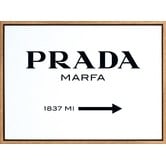 A La Mode Studio Prada Marfa Canvas Wall Art | Temple & Webster