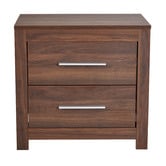 Mikasa Furniture Walnut Maddington Bedside Table | Temple & Webster