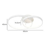 ExtravagantLighting Zola 2 LED Semi Flush Mount Ceiling Light | Temple ...