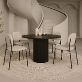 4 Seater Tycho Dining Table & Chair Set | Temple & Webster