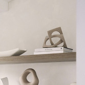 Interlinked Abstract Shapes Sculpture | Temple & Webster