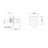 Expert Homewares Chrome Ottimo Shower Wall Mixer | Temple & Webster