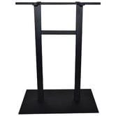 Bright Side Furniture Matte Black Steel Rectangular Bar Table Base ...