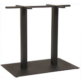 Bright Side Furniture Matte Black Steel Rectangular Table Base | Temple ...