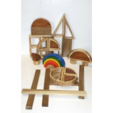Q Toys Wooden Building Block Set | Temple & Webster