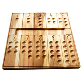 Q Toys Natural Wooden Counting Board | Temple & Webster
