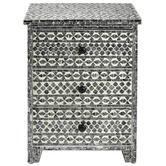 Santa Fe Shell Inlay Side Table | Temple & Webster