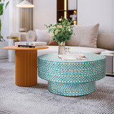 Denise Round Capiz Shell Coffee Table | Temple & Webster