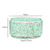 The Decor Store Finley Capiz Shell Coffee Table | Temple & Webster