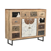 The Decor Store Natural Sunny Cowhide Chest of Drawers | Temple & Webster