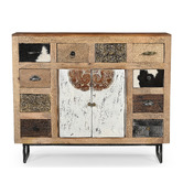 The Decor Store Natural Sunny Cowhide Chest of Drawers | Temple & Webster