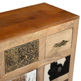 The Decor Store Natural Sunny Cowhide Chest of Drawers | Temple & Webster