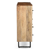 The Decor Store Natural Sunny Cowhide Chest of Drawers | Temple & Webster