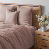 Campana Collective Solid French Linen Cushion | Temple & Webster