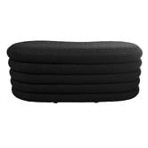 Corner Office Andres Boucle Storage Ottoman Bench | Temple & Webster