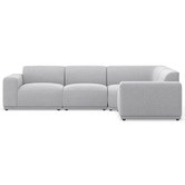 Tilly 4 Seater Upholstered Modular Sofa | Temple & Webster