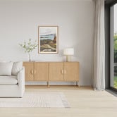 Continental Designs Tessa Ripple Slatted Sideboard | Temple & Webster