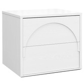 Continental Designs Persei 2 Drawer Bedside Table | Temple & Webster