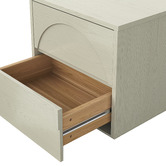 Continental Designs Persei 2 Drawer Bedside Table | Temple & Webster