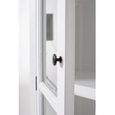 Balmoral Designs White Coastal Display Cabinet with 2 Glass Doors ...