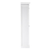 Balmoral Designs White Coastal Display Cabinet with 2 Glass Doors ...