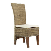 Balmoral Designs Halifax Salsa Kubu Rattan Dining Chair with Cushion ...
