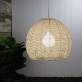 Zander Lighting Houston Rattan Cane Pendant Shade | Temple & Webster
