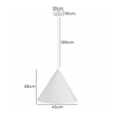 Zander Lighting Darius 45cm Metal Pendant Light | Temple & Webster