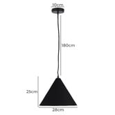 Zander Lighting Darius 28cm Metal Pendant Light | Temple & Webster